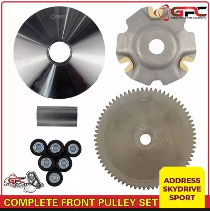 ADDRESS/ SKYDRIVE SPORTS FRONT PULLEY COMPLETE SET GPC | Lazada PH