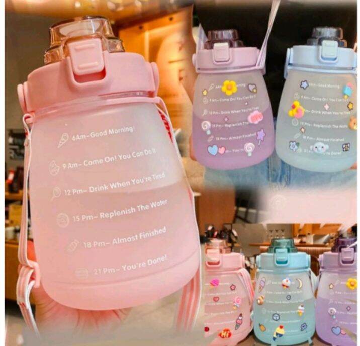 Botol Viral Gemoy 1,2 liter/Botol Anak sekolah | Lazada Indonesia