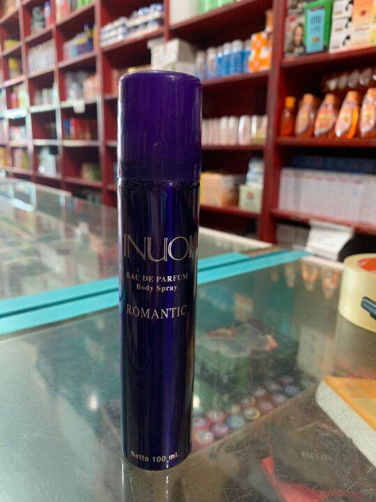 PARFUME INUOI EDP BODY SPRAY ROMANTIC UNGU 100 ML WANGINYA TAHAN LAMA ...