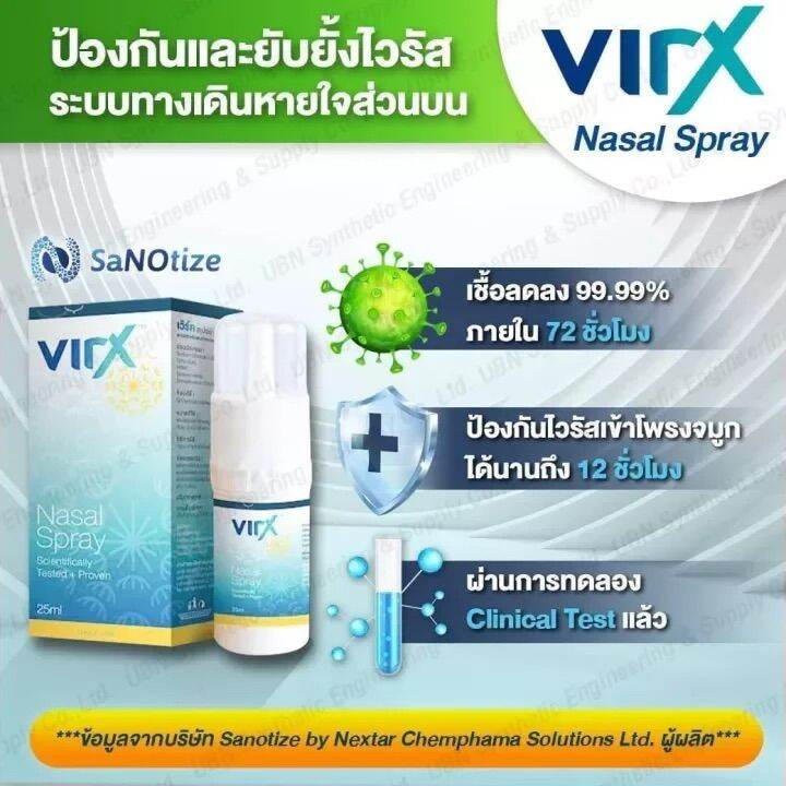 VirX Nasal Spray หมดอายุ 10/2024 จัดส่งฟรี!!! | Lazada.co.th