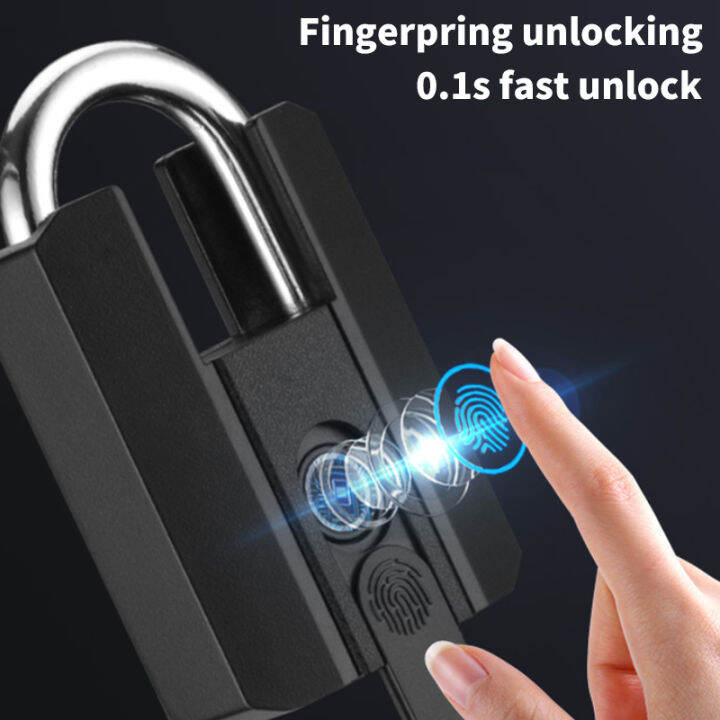 [Moscow Six]💎TTLOCK APP Fingerprint Padlock Keyless Drawer Safety Lock ...