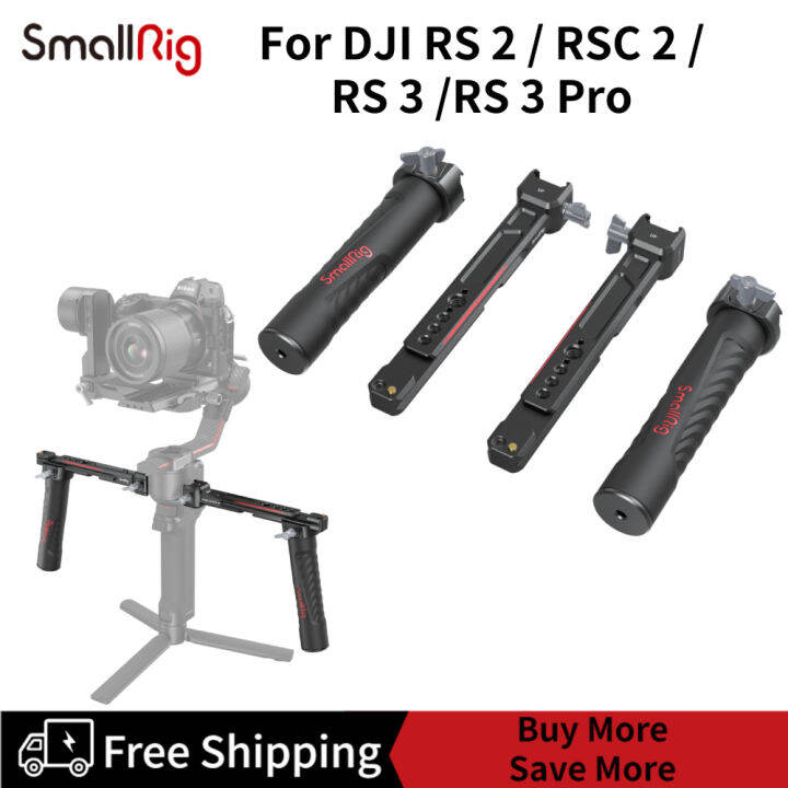 SmallRig ด้ามจับที่จับแบบคู่ขนาดเล็กสำหรับ DJI RS 2 / RSC 2 / RS 3 / RS 3 Pro Gimbal 3027 ...