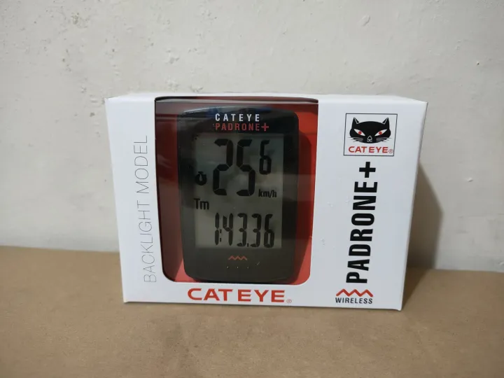 Cateye Padrone+ speedometer with Backlight model | Lazada PH