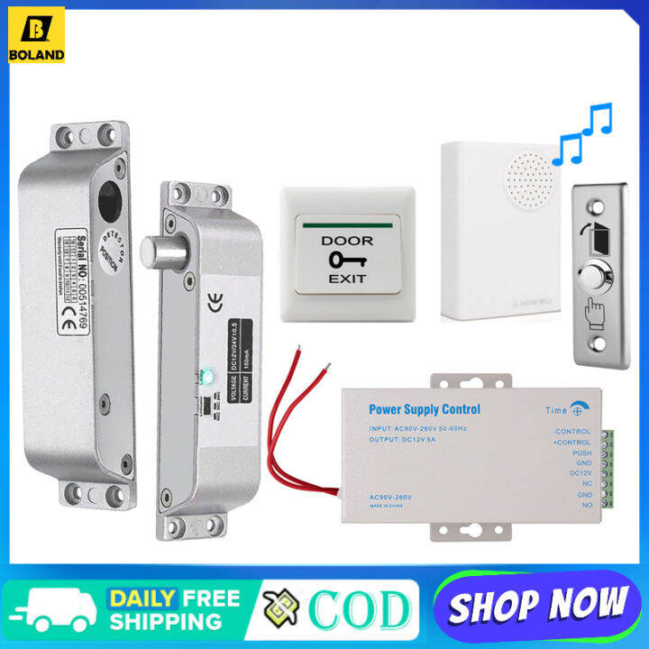 Electric Drop Bolt Lock DC12V with Adjustable Time Delay Fail Safe Mode ...