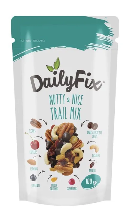 Daily Fix Nutty & Nice Trail Mix 100g | Lazada PH