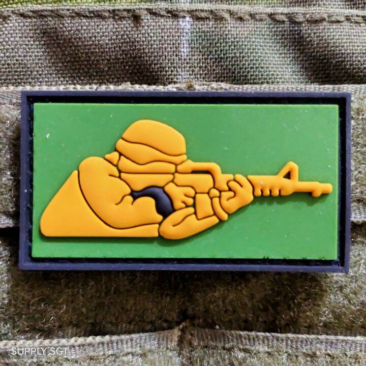 PRB GOLD RUBBERIZED PATCH PVC WITH VELCRO | Lazada PH