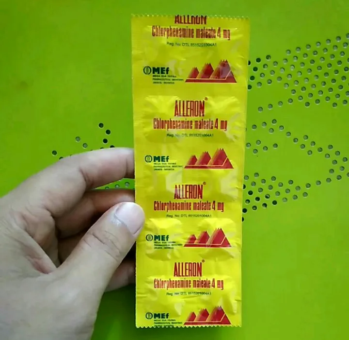 ALLERON® (Obat Gatal, Alergi Cuaca, Makanan, Kaligata, Biduran, Bentol ...