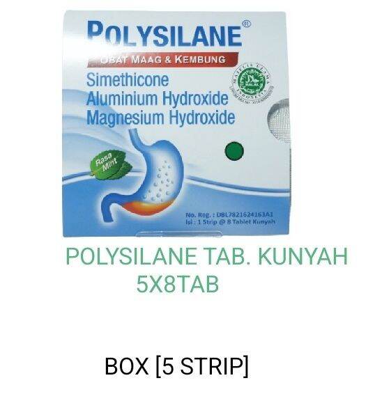 Polysilane Tablet 1 Box isi 40 Tablet (5 strip) | Lazada Indonesia