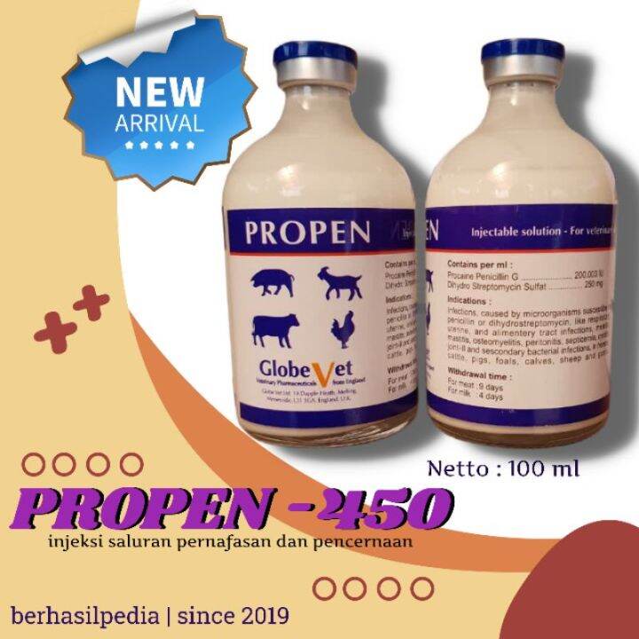 PROPEN 100 ML OBAT INJEKSI SALURAN PENCERNAAN DAN PERNAFASAN | Lazada ...