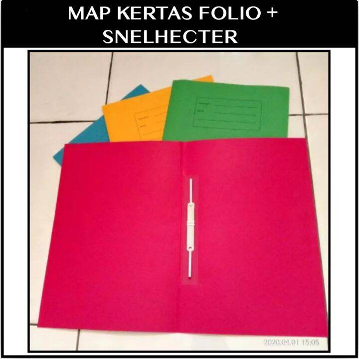 Map Kertas Folio Snell / Map Snelhecter Kertas Isi 10 Lembar ( ECER ) | Lazada Indonesia