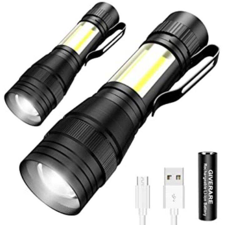 LED FLASHLIGHT RECHARGEABLE SMALL TORCHLIGHT HIGH POWER | Lazada