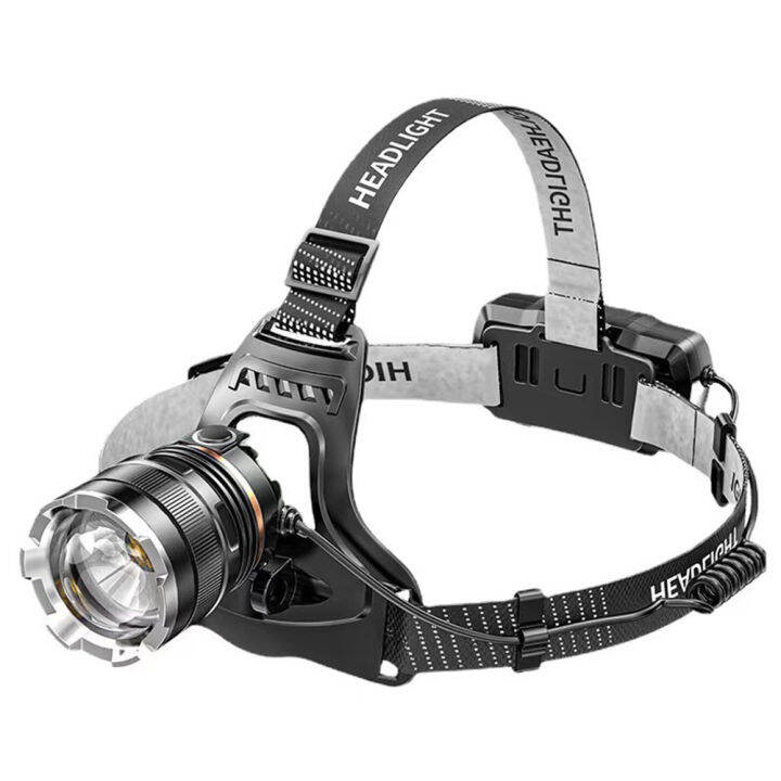 Motion Sensor LED Headlight Long Shot Work Headlight 4 Light Modes ...