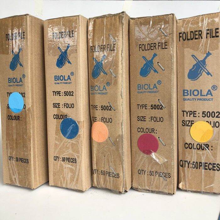 Map Biola 5002 / Map Karton / Map Kertas / Map Ukuran Folio / Map Warna ...