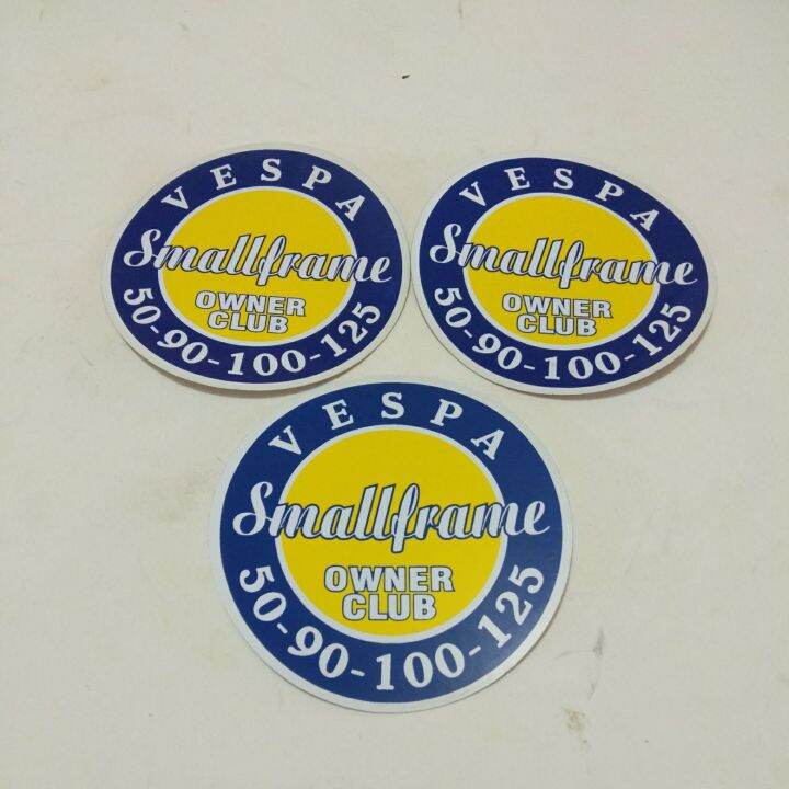Stiker Vespa smallframe owner club | Lazada Indonesia Stiker Vespa smallframe owner club | Lazada Indonesia