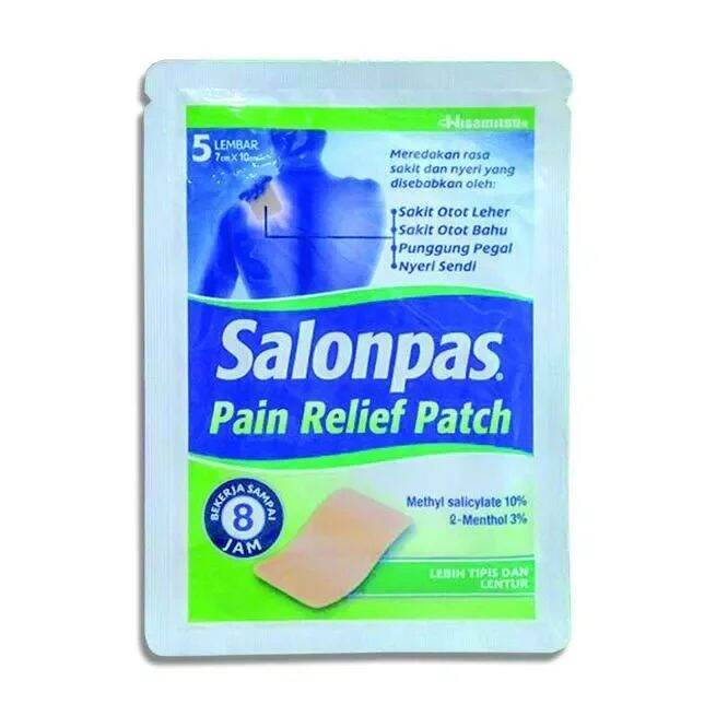 SALONPAS PAIN RELIEF PATCH 5 LEMBAR KOYO SALONPAS PEREDA SAKIT DAN ...