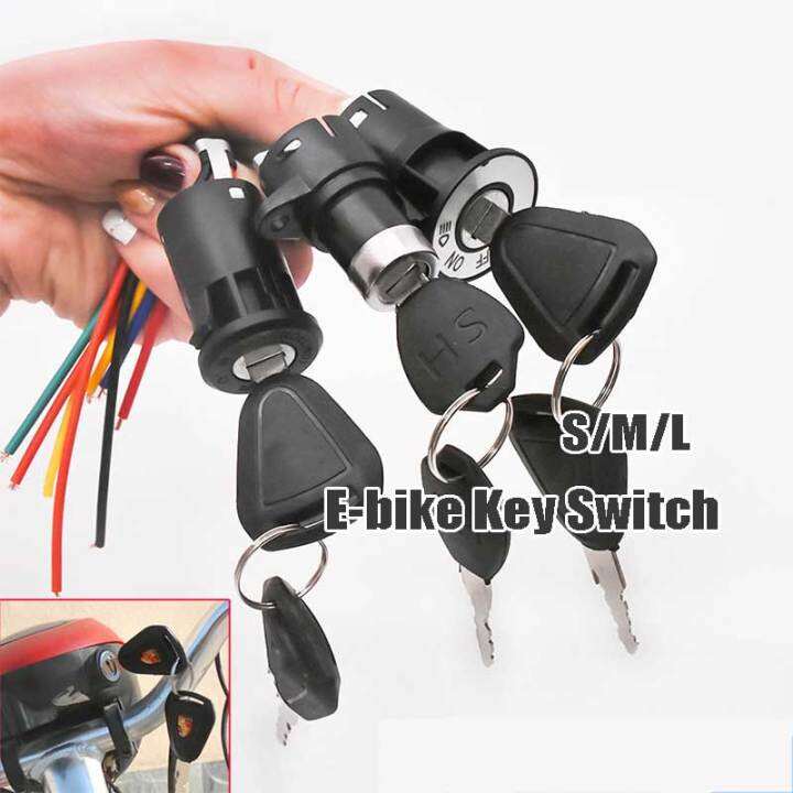 Universal Ignition Power Lock Key Switch For Ebike / Electric Bicycle ...