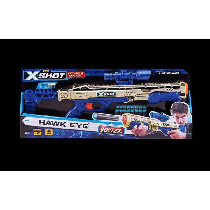Original X-Shot Hawk Eye Nerf [Royal Edition] | Lazada PH