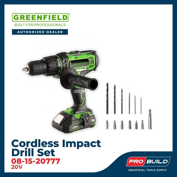 Greenfield Cordless Impact Drill 20V | Lazada PH