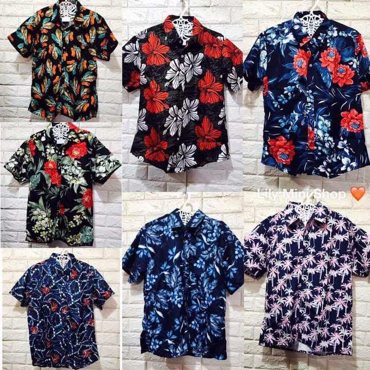 Floral Polo Shirt For Men Xl Only Lazada Ph