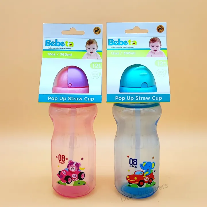 Bebeta Pop Up Straw Cup BPA free12oz. 360ml | Lazada PH