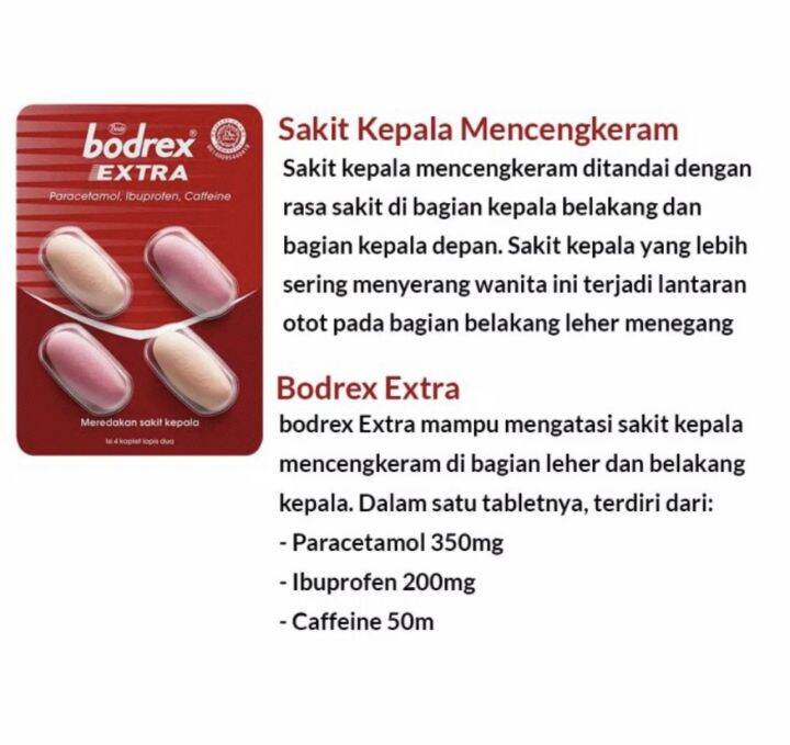 Indonesia Bodrex Extra , 1 strip | Lazada.co.th