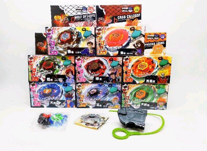 Mainan Gangsing Beyblade Besi 4D Mainan Anak Gasing Beyblade | Lazada ...