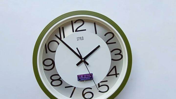 Jam Dinding Jumbo Besar Minimalis Polos Silent Sweep Besar Mewah Quartz ...