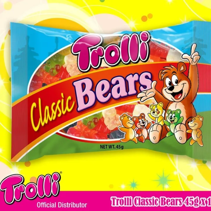 Trolli Gummi 45gx1Pouch Gummy bears / Gummy Squiggles | Lazada PH