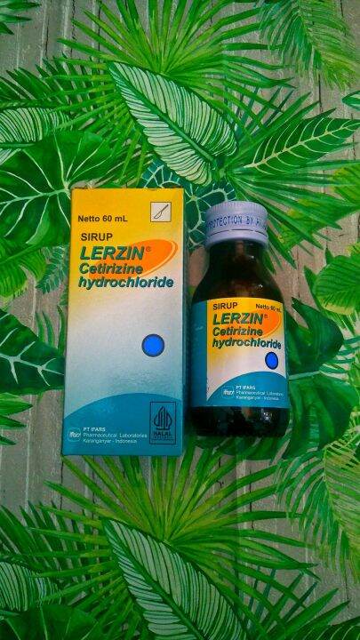 LERZIN SIROP 60 ml, obat gatal alergi dan rhinitis | Lazada Indonesia