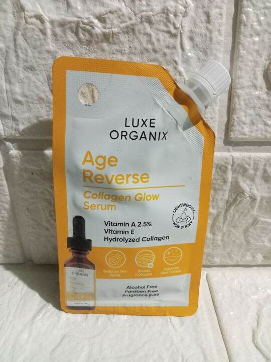 Luxe organix AGE REVERSE collagen Glow serum (7ml) | Lazada PH