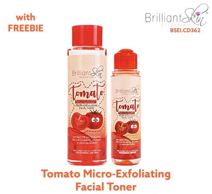 Brilliant Skin Tomato Micro Exfoliating Facial Toner Lazada Ph