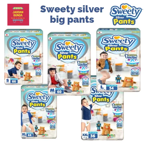 SWEETY SILVER BIG PANTS PRODUK ORIGINAL | Lazada Indonesia