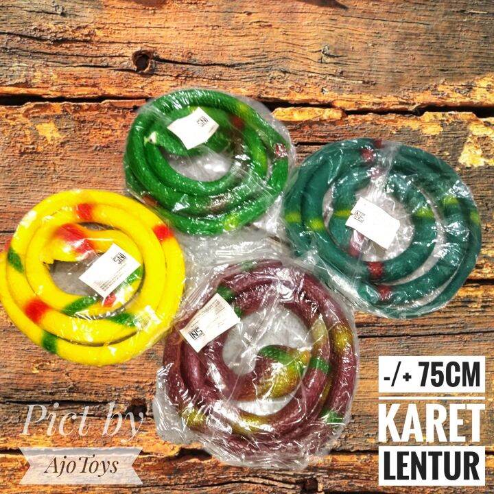 MAINAN EDUKASI MENGENAL HEWAN ULAR KARET PRANK TOY 3D ELASTIS | Lazada ...