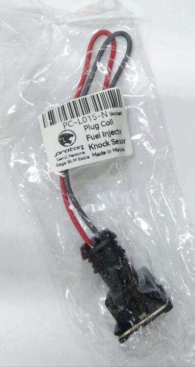PLUG COIL/ FUEL INJECTOR/ KNOCK SENSOR (2PIN) - P/SAGA(BLM), P/EXORA ...