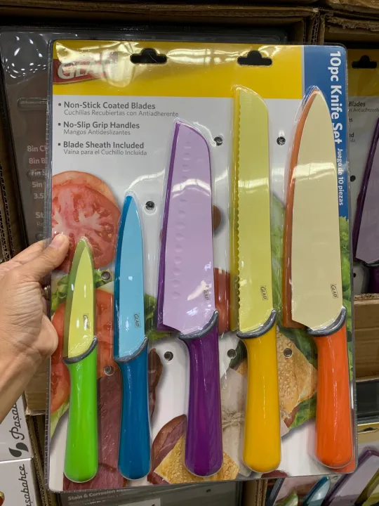 Glad Colored Knife Set 10pc | Lazada PH