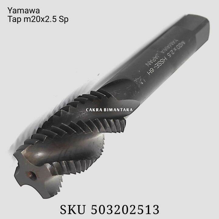 Yamawa Tap bekas M20x2.5 Spiral pembuat mur M20 x 2.5 SP taping M 20 | Lazada Indonesia