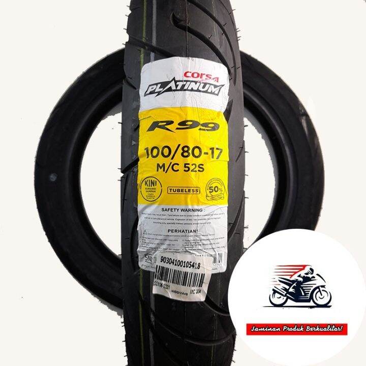 ban Corsa tubles 100/80 ring 17 Corsa r99 platinum | Lazada Indonesia