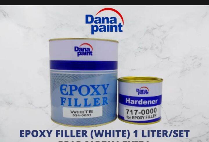Epoxy Filler Danagloss (White) 1Liter/Set | Lazada Indonesia