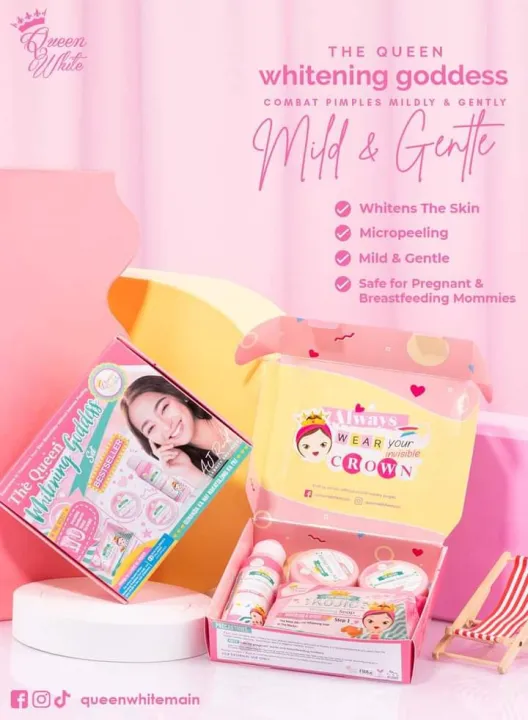 The Queen Whitening Goddess Set and Rejuvenating set | Lazada PH