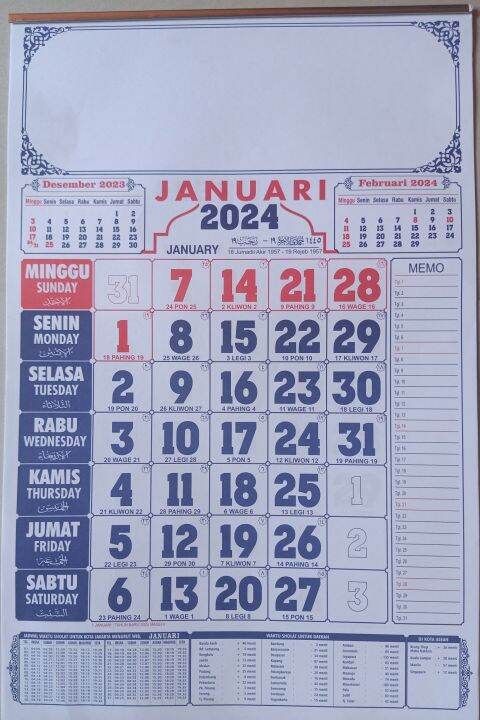 Kalender dinding 2024 dilengkapi kalender hijriah dan jawa | Lazada ... Kalender dinding 2024 dilengkapi kalender hijriah dan jawa | Lazada ...