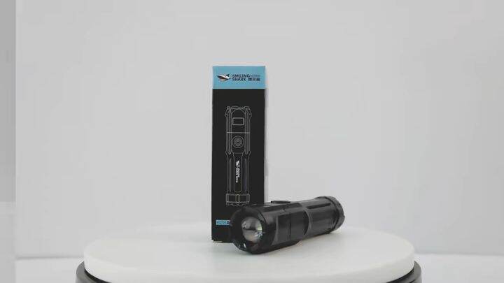 Senter Swat Led 36 Watt Super Terang USB Rechargeable Senter Zoom Led ...