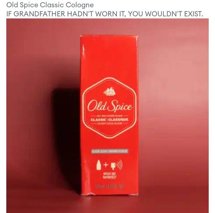 Old Spice Classic Cologne Eau de Cologne 125ml | Lazada PH