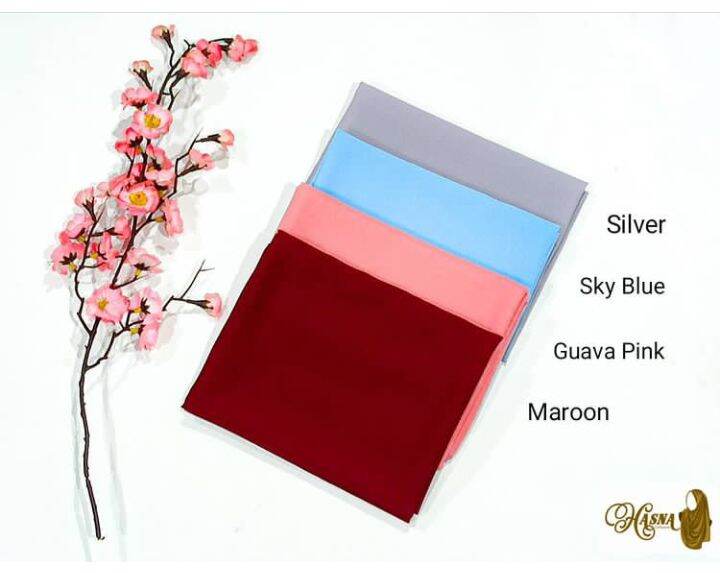 PASHMINA DIAMOND warna terlengkap Kerudung Jilbab Hijab Pasmina Polos ...
