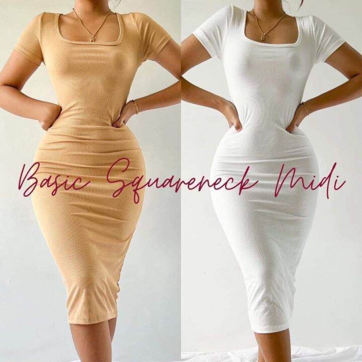 BASIC SQUARE NECK | Lazada PH