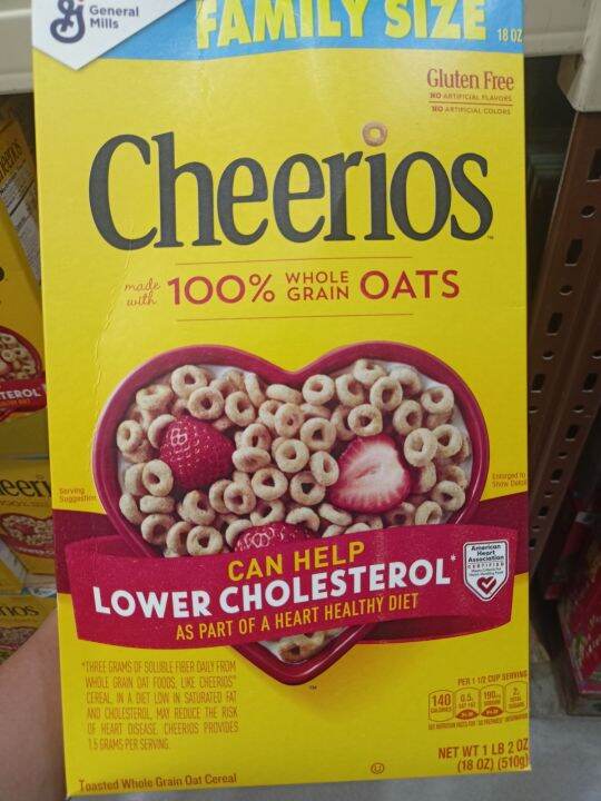 GM CHEERIOS 100%Whole Grain Oats Gluten Free 510grams | Lazada PH