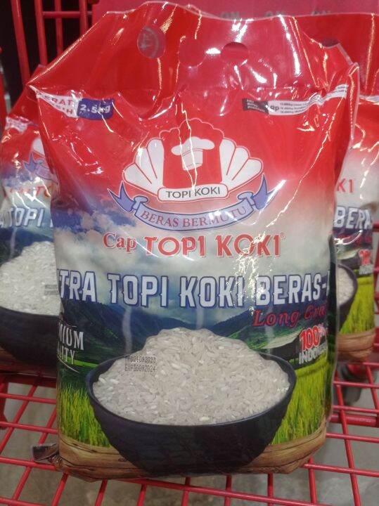 Mytwelve.shop BERAS MURAH/BERAS PREMIUM/PROMO BERAS Beras Topi Koki 2,5 Kg | Lazada Indonesia