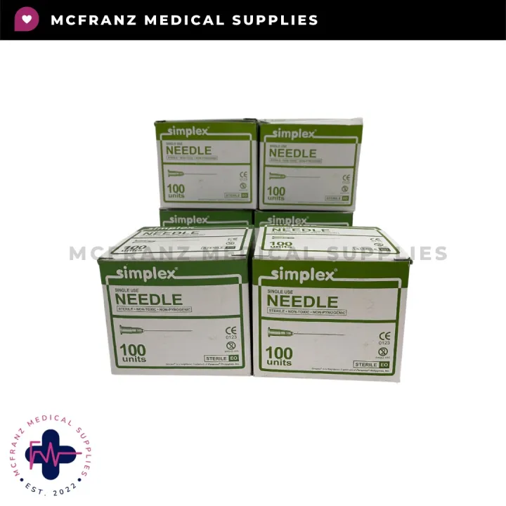 Simplex Needle Disposable (Sold per box) | Lazada PH