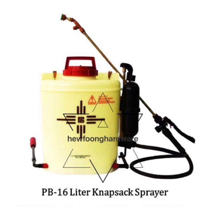 PUMP PB 16 CROSS MARK KNAPSACK SPRAYER / PAM RACUN 16 LITER | Lazada