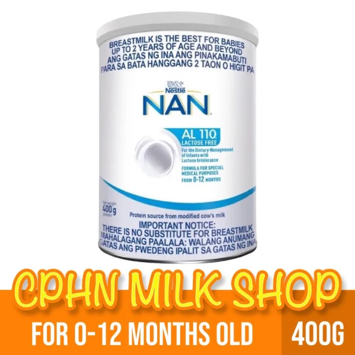 NESTLÉ NAN AL 110 400g 0-12 Months Old Infant Formula | Lazada PH