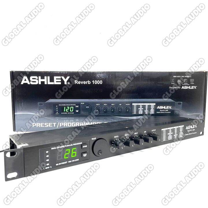 Digital Effect Vocal Processor Ashley Reverb 1000 & Fest Reverb 3000 ...